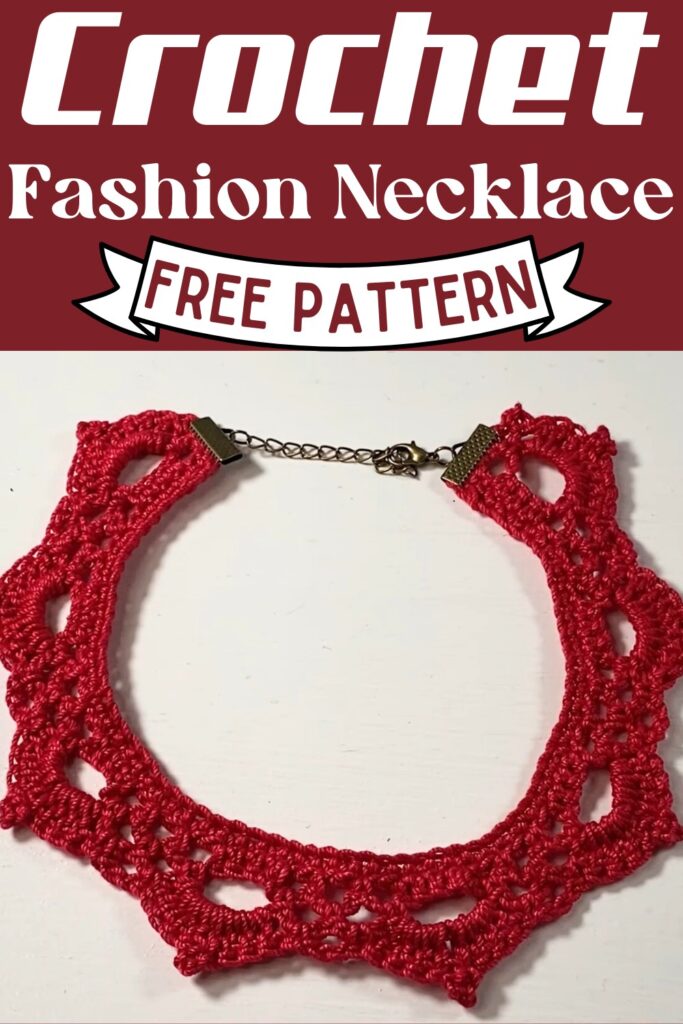 Easy Crochet Necklace Patterns To Make Handmade Jewelry Items - Clairea ...