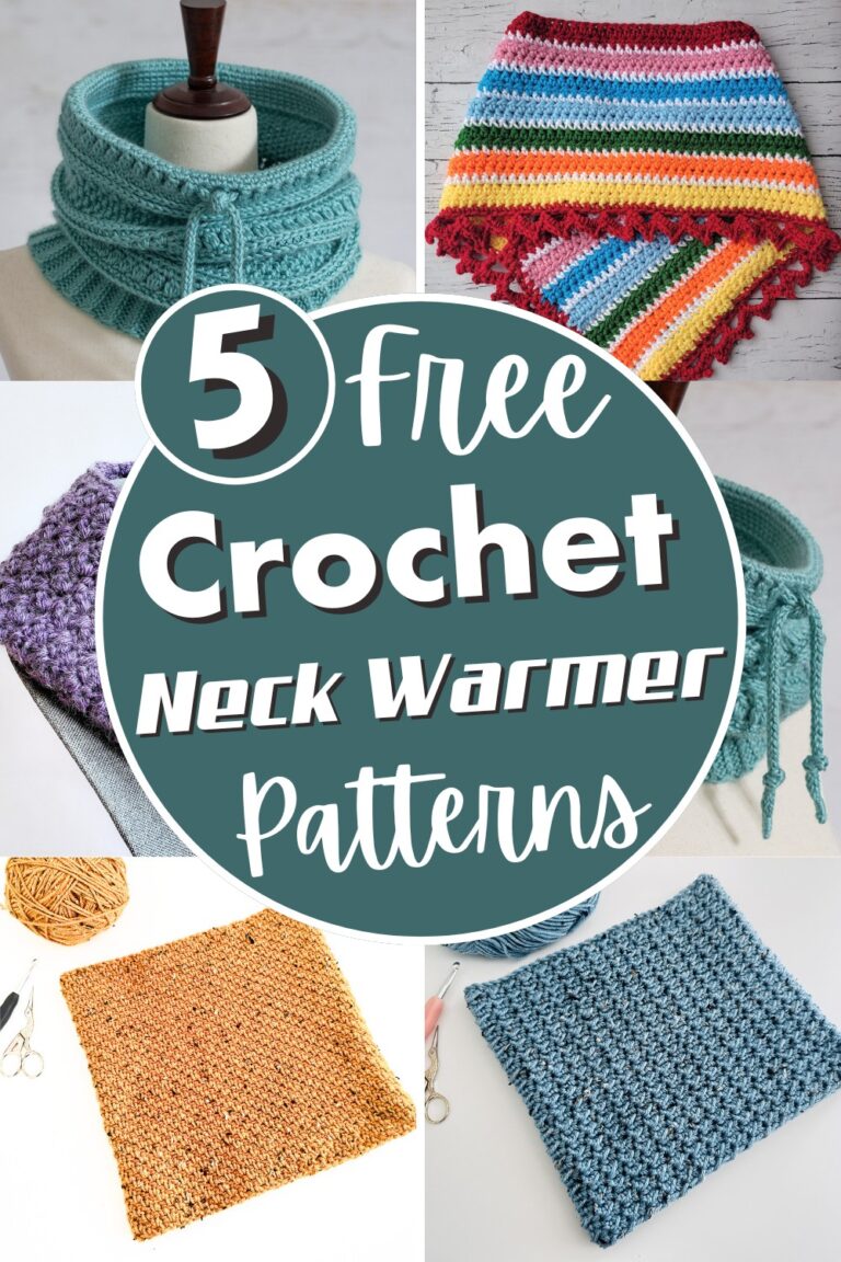 5 Crochet Neck Warmer Patterns To Provide Cozy Hug Around - Clairea ...