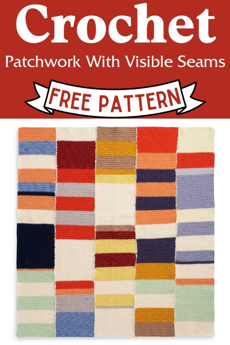5 Crochet Patchwork Blanket Patterns Made In Different Color Blocks ...
