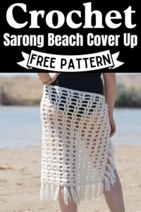 Crochet Sarong Patterns For Beach Wears - Clairea Belle Makes