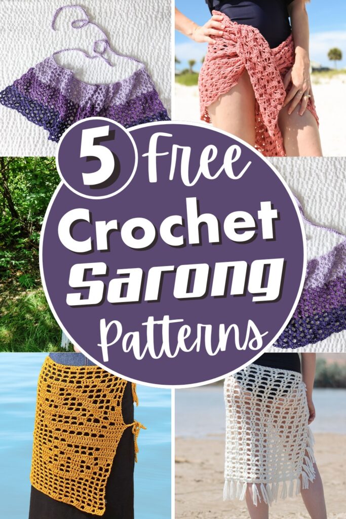 Crochet Sarong Patterns For Beach Wears - Clairea Belle Makes