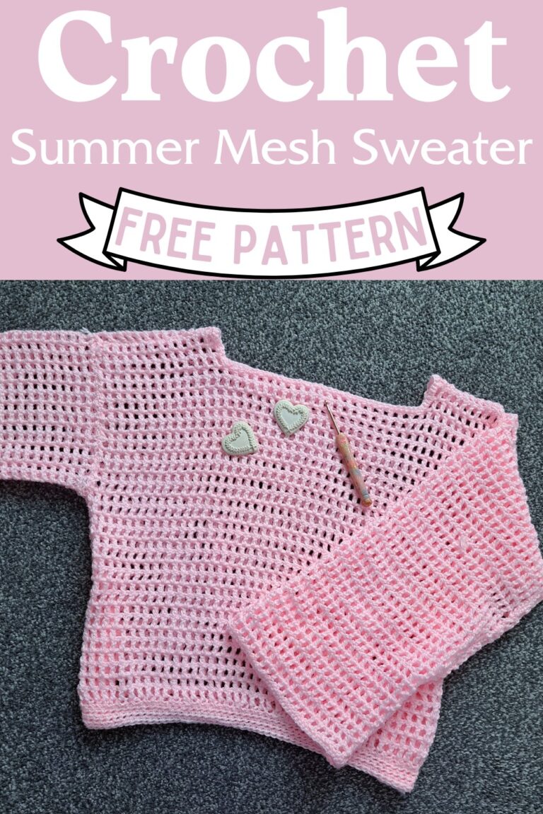 5 Super Comfy & Useful Crochet Pullover Patterns - Clairea Belle Makes