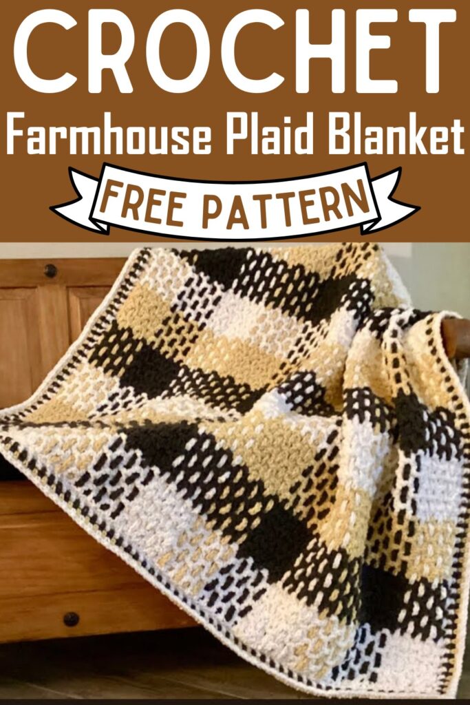 Unique And Simple To Crochet Plaid Patterns - Clairea Belle Makes