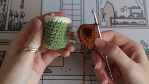 Crochet Amigurumi Boba Keychain Pattern Free - Clairea Belle Makes