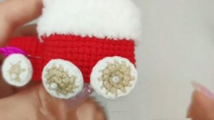 Crochet Christmas Steam Train Amigurumi Pattern - Clairea Belle Makes