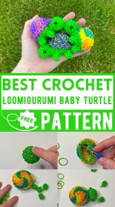 Loomigurumi Baby Turtle pattern For Squeezable Toys - Clairea Belle Makes