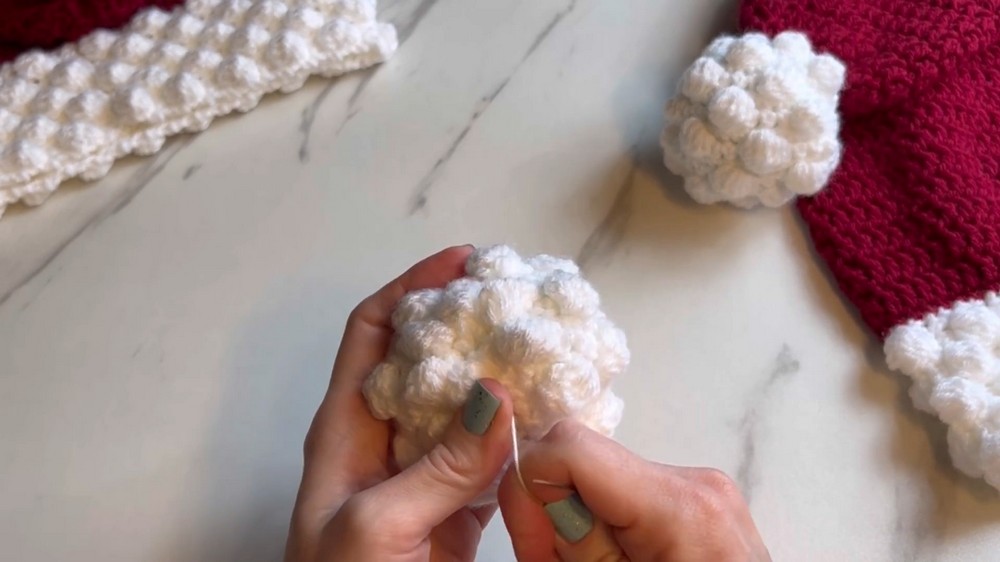 Charming Crochet Santa Hat Pattern for Festive Looks - Clairea Belle Makes