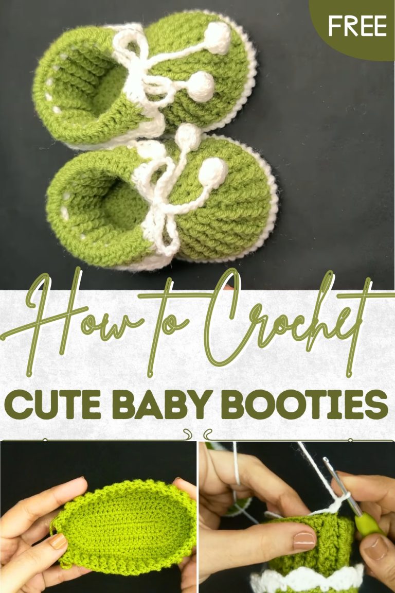Adorable Crochet Baby Booties for Sweet Little Feet - Clairea Belle Makes
