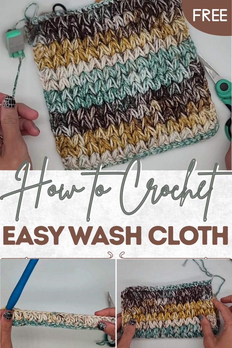 Sophisticated Crochet Wash Cloth Made for Serene Moments - Clairea ...