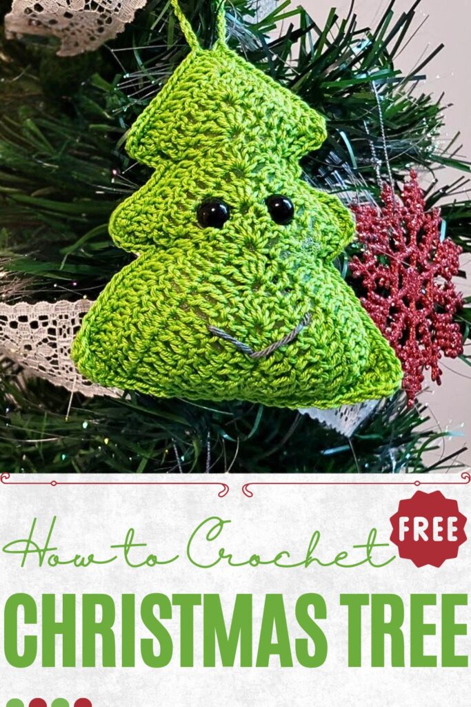 Whimsical Crochet Christmas Tree for Holiday Decor - Clairea Belle Makes