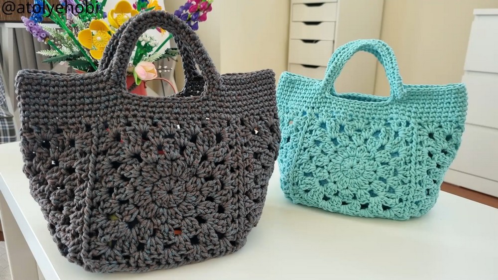 How to Crochet Mini Motifs Handbag Pattern That Add Instant Style ...