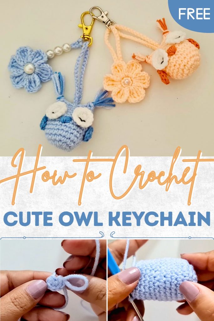 Learn Cute Crochet Owl Keychain Pattern for Unique Style - Clairea ...