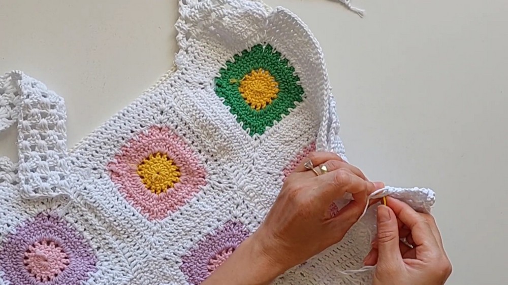 Charming Crochet Floral Top Pattern for Warm Seasons - Clairea Belle Makes