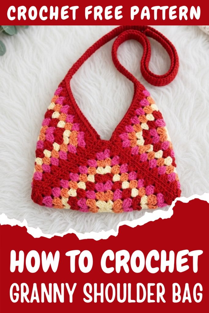Free Crochet Granny Shoulder Bag Pattern for Everyday Fashion - Clairea ...