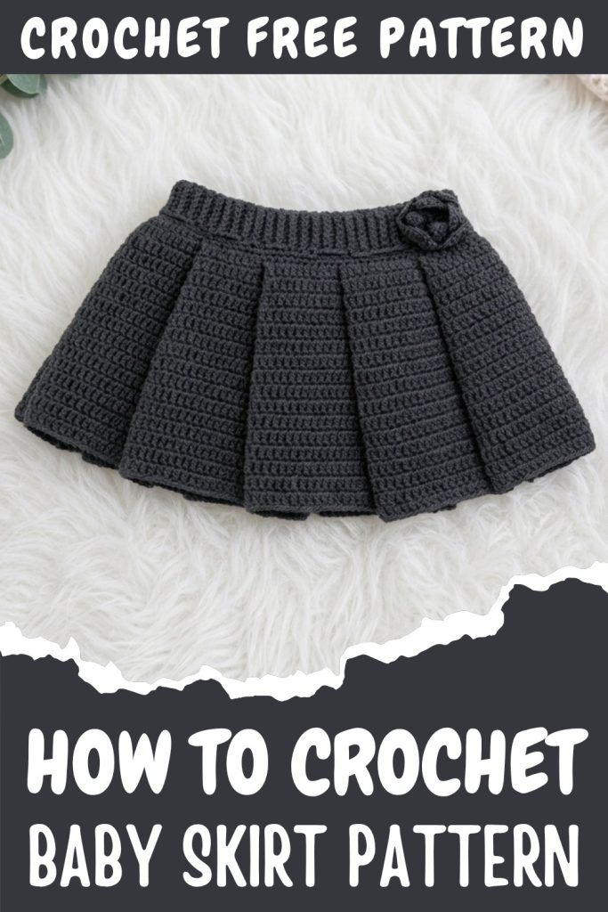 Free Crochet Baby Skirt Pattern Designed for Comfort - Clairea Belle Makes